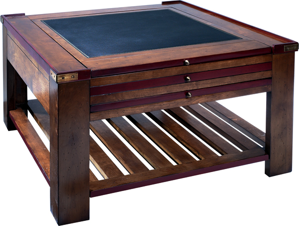 Game Table - Red Finish