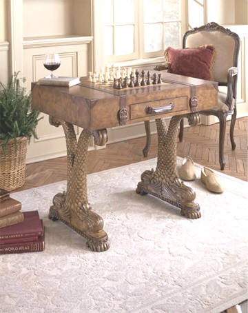 Old World Map Game Table